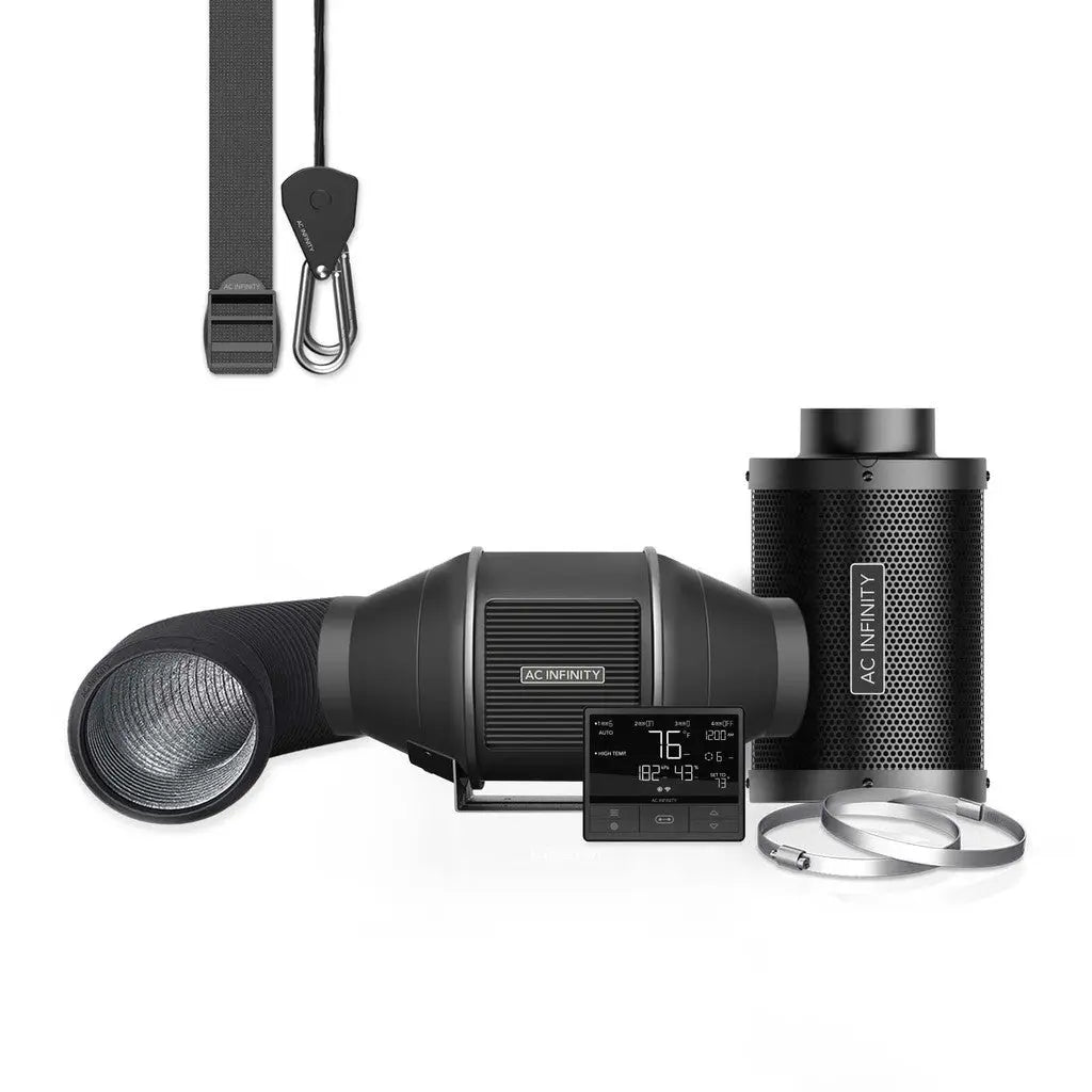 AC Infinity Air Filtration Kit PRO 4", Inline Fan – GARDEN SUPPLY GUYS