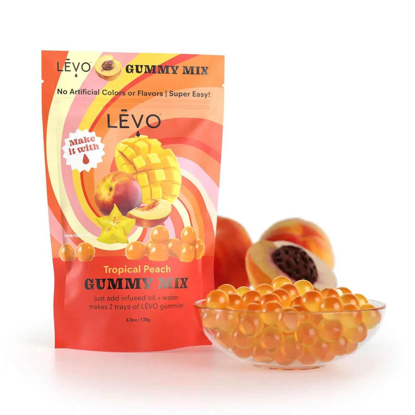 LĒVO Gummy Mix - Tropical Peach | In-Stock - Buy Now! – GARDEN SUPPLY GUYS