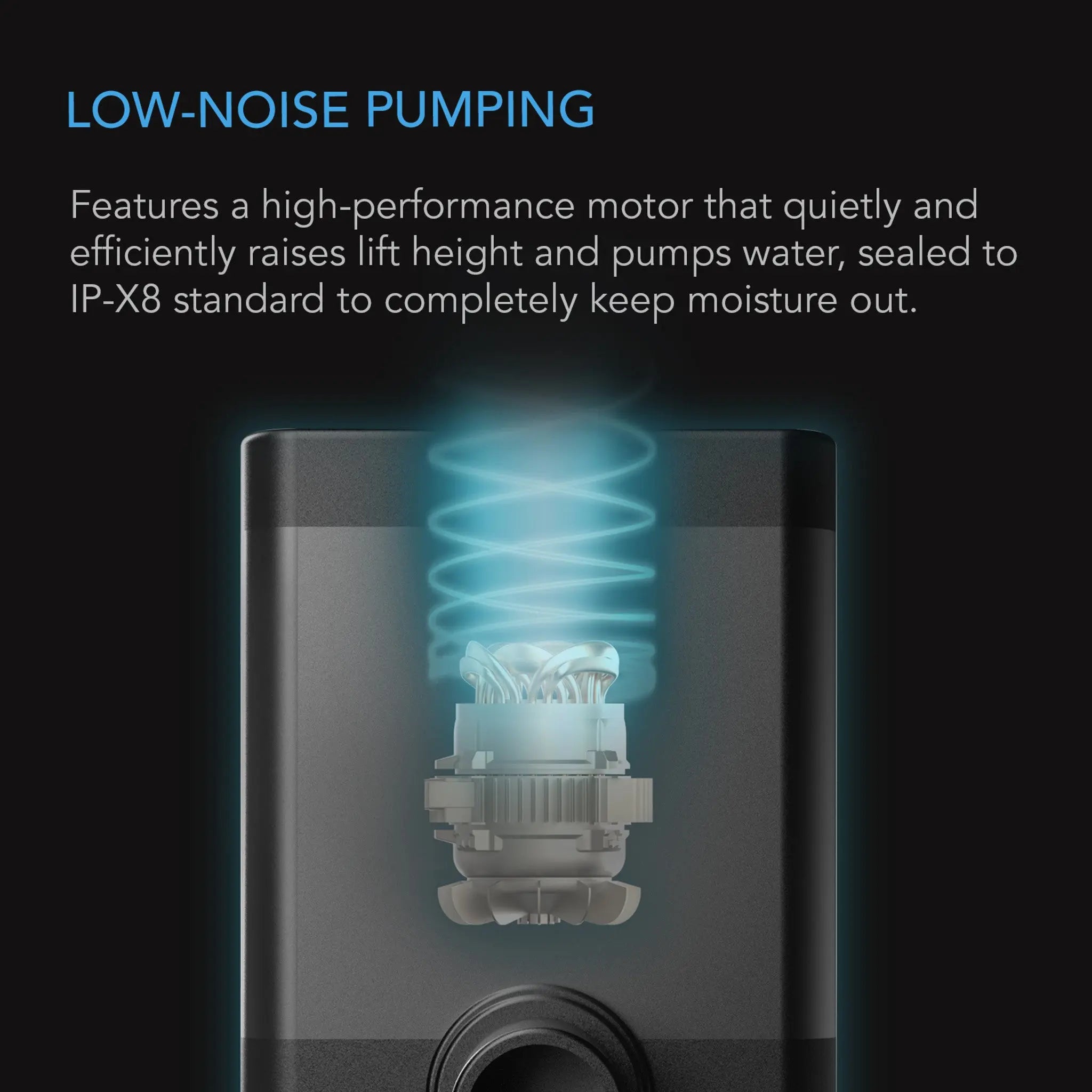 AC Infinity Submersible Water Pump, 211 GPH | In-Stock - Buy Now ...