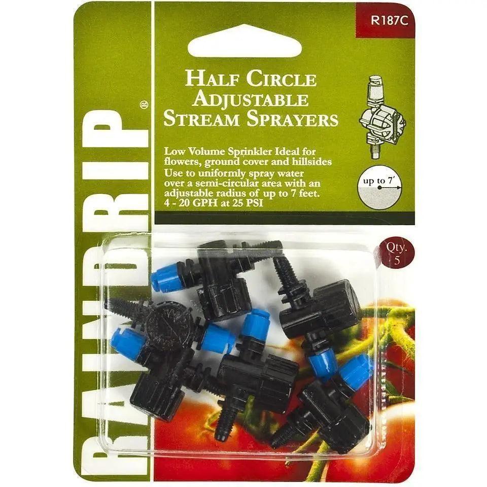 Raindrip Half Circle Adjustable Stream Sprayers – GARDEN SUPPLY GUYS